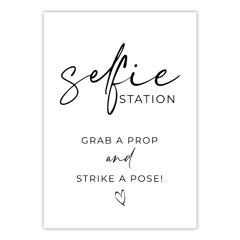 Selfie Station Signs