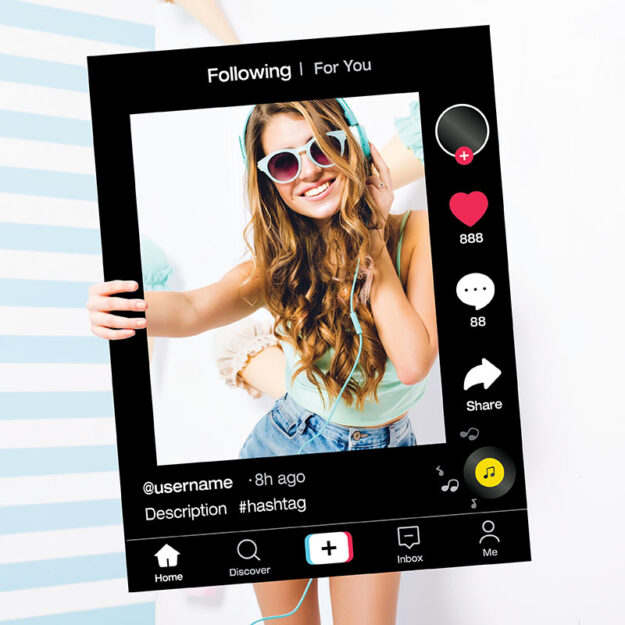 Personalised TikTok Frame | View our wide range of Social Media Frames