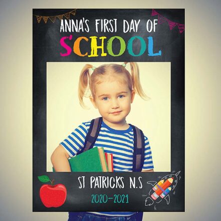 First Day Of School Frame | The Perfect Photo Prop For Schools!
