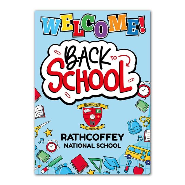 School Door Sign | The perfect welcome message for the door.