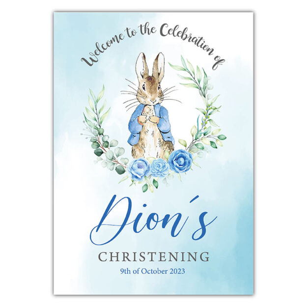 Personalised Thank You Cards 10 Personalized Peter Rabbit Christening ...